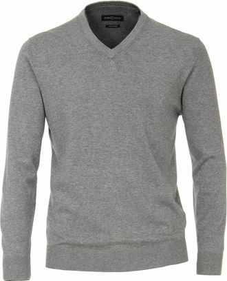 Casamoda Herren, Strickwaren, Grau, 2XLGröße