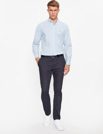 Tommy Hilfiger Hemd Core Flex MW0MW25035 Himmelblau Regular Fit