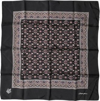 Dolce & Gabbana Carr&eacute; Foulard &agrave; Motif - Homme - Accessoires - Multicolore - Taille: ONE Size