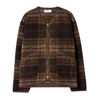 Universal Works Military Liner Jacket - - Sport - Herren - Braun - S