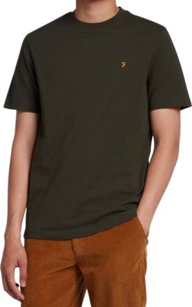 Farah T-Shirts Danny REG SS Tee, Everygreen, M