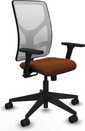 Piqueras y Crespo B&uuml;rostuhl mit 3D-Armen, h&ouml;henverstellbare Lendenwirbelst&uuml;tze, mit 3-fach verstellbarer Lendenwirbelst&uuml;tze, ausgestattet mit 3 Positionen und Schneides