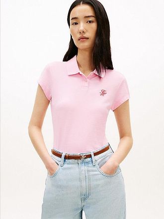 Tommy Hilfiger Polo 1985 slim &agrave; logo brod&eacute;