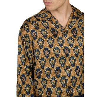 Dr&ocirc;le de Monsieur Chemise droite Baroque Raisin
