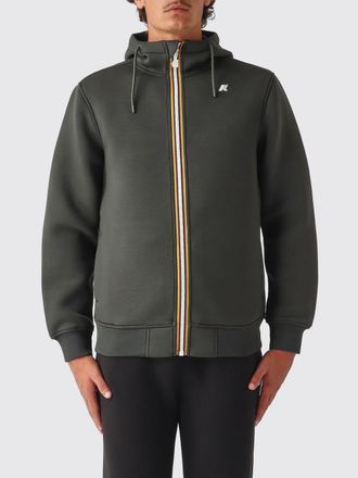 K-Way Sweat zipp&eacute; &agrave; capuche en tissu technique extensible pour homme