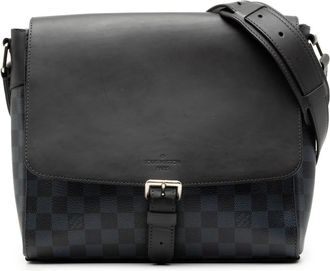 Louis Vuitton Hobo Bags - Damier Cobalt Newport Messenger PM - Gr. unisize - in Schwarz - f&uuml;r Damen
