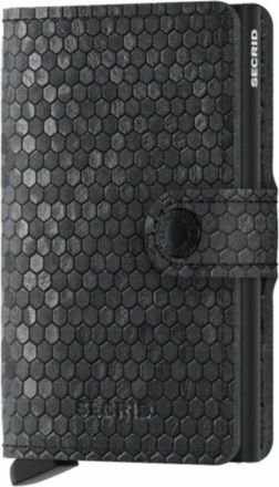 Secrid Unisex-Erwachsene Geldbörse MC-Lipstick Schwarz Reißverschluss Wallet