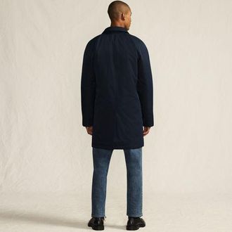 Lands End Kurzmantel, Herren, Größe:48-50 Mens Regular, Blau, Polyester, by Lands End