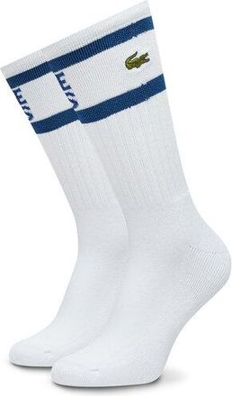 Lacoste Lange Socken RA8095-00 F2F Wei&szlig;