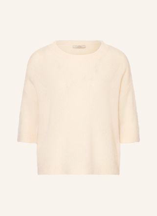 Lilienfels Lilienfels Cashmere-Pullover Mit 3/4-Arm weiss