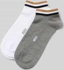 HUGO BOSS Sneaker-Socken im 2er-Pack aus Baumwoll-Mix