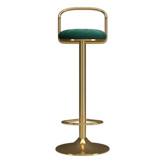 Generic Barhocker, h&ouml;henverstellbare Barhocker mit R&uuml;ckenlehne, hoher Hocker f&uuml;r Schlafzimmer, Esszimmer, Wohnzimmer, K&uuml;che, Sitzfl&auml;che mit Metallbeinen