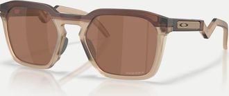 Oakley Hstn - Lunettes de soleil carr&eacute;es &agrave; verres miroir marron - Racinette mat