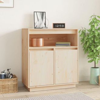vidaXL Buffet 70x34x80 cm Bois massif de pin Vidaxl