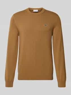 Lacoste Regular Fit Strickpullover aus Baumwoll-Mix