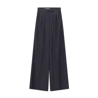 Max Mara Weite Hosen - - Trousers - Damen - Blau - L