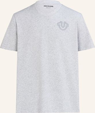 True Religion T-Shirt Stitch grau