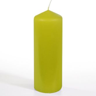 Papstar 6 Stumpenkerze Ø 70 mm · 200 mm Kiwi