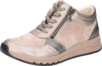 Waldl&auml;ufer Damen Mid Sneaker H-April Mid Top 957702 400 Goldfarben, Gr&ouml;&szlig;e:36 EU