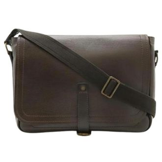 Louis Vuitton Pre-owned Utah Leather Shoulder Bag - - Pre-owned - Damen - Braun - ONE SIZE