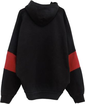 Willy Chavarria Two-Tone Panelled Hoodie - Black