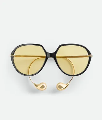 Bottega Veneta Lunettes De Soleil Carr&eacute;es Drop - Bottega Veneta