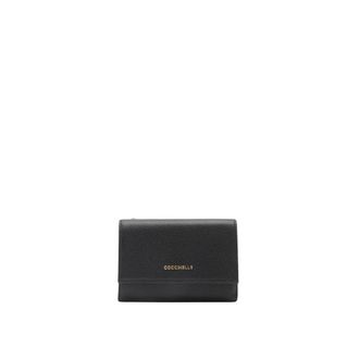 Coccinelle Metallic Soft Wallet - - Accessories - Damen - Schwarzk - ONE SIZE