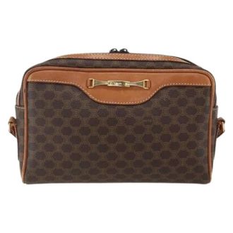 Celine Pochette Vintage en Toile Pre-owned - Femme - Pre-owned - Brun - Taille: ONE Size