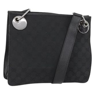 Gucci Pre-owned Vintage GG Canvas Schultertasche - - Pre-owned - Damen - Schwarzk - ONE SIZE