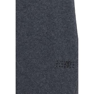 Maison Margiela Wool-Blend Oversized Sweater - Gray