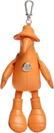 Moncler Moncler Duck-shaped Key Ring, Men, Orange, Size: One Size
