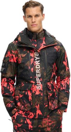 Superdry Herren Ski Ultimate Rescue Jacke Vulkanisches Bergorange M