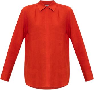 Max Mara Femme, Blouses et Chemises, Rouge, Taille: 40 FR Falasco Shirt