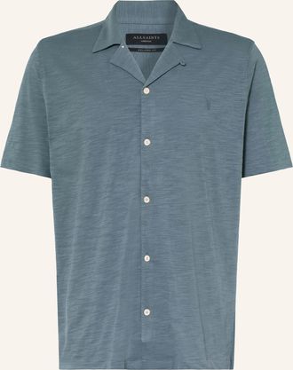 AllSaints Allsaints Resorthemd Robson Relaxed Fit blau