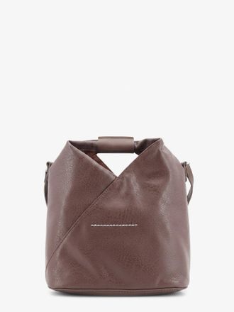 Maison Margiela Womens Crossbody Bag Purple Leather Shoulder