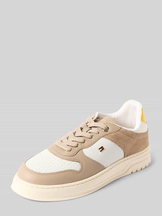 Tommy Hilfiger Low Top Sneaker mit echtem Lederbesatz