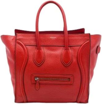 Celine Pre-owned Vintage Tote - Femme - Pre-owned - Rouge - Taille: ONE Size