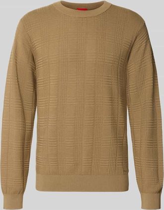 HUGO BOSS Regular Fit Pullover aus reiner Baumwolle Modell Simoh