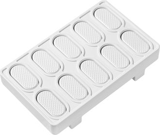 Generic Sushi-Pressform - rechteckiges Reisform-Set, 10-in-1 Mini-onigire-Former, Nigiri-Reisb&auml;llchen-Maker-Set, DIY japanisches Sushi-, Formwerkzeuge | Home 