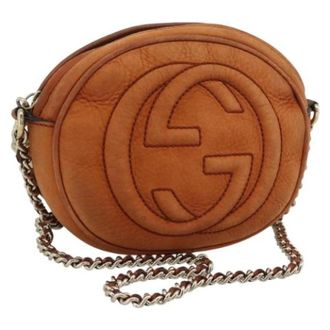 Gucci Pre-owned Vintage Schultertasche - - Pre-owned - Damen - Orange - ONE SIZE