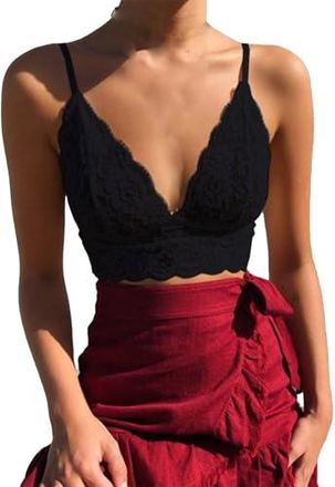 Generic Soutien Gorge Dos Nu, Soutien Gorge Invisible Adolescente Femme Lot Blanc Bretelles Fines Brassiere sans Armature Dentelle De Brassieres Eponge Bralet