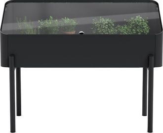 Eva Solo Simply Grow Anzuchtbox mit Selbstbew&auml;sserung, Pflanzenbox f&uuml;r Samen & Gem&uuml;se, optimiert Keimen und Wachstum, kontrolliertes Mikroklima, passend f&uuml;r St