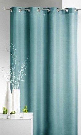 HOME MAISON 851705 Vorhänge zum Verdunkeln, aus Polyester 135 x 260 cm, Maldives, 135 x 260