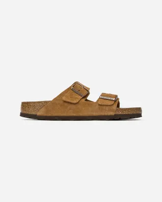 Birkenstock Veloursledersandale Arizona Von Birkenstock -Braun