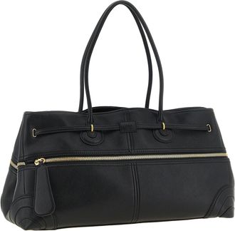 Chlo&eacute; Paddington Sling Lambskin Leather Shoulder Bag - Black