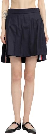 Thom Browne Super 120s Twill Pleated Mini Skirt