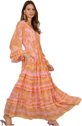 Hale Bob Robe Longue Elisabeth en Mousseline - Femme - Robes - Multicolore - Taille: 38 FR