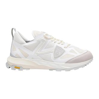 Philippe Model Wei&szlig;e Trekking-Sneakers mit Gummifinish - - Shoes - Herren - Wei&szlig; - 38 EU