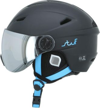Stuf Visor JR. Helm Größe 51 Schwarz (schwarz-blau)