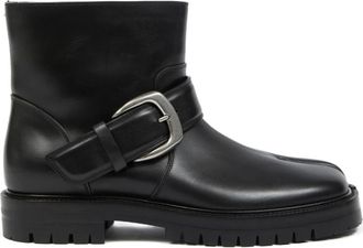 Maison Margiela Homme, Chaussures, Noir, Taille: 42 EU Tabi County Buckle Ankle Boot